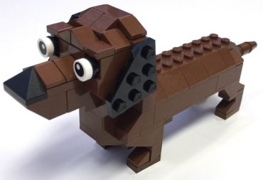 LEGO Dachshund dog toy kit | Good Dog! Gifts